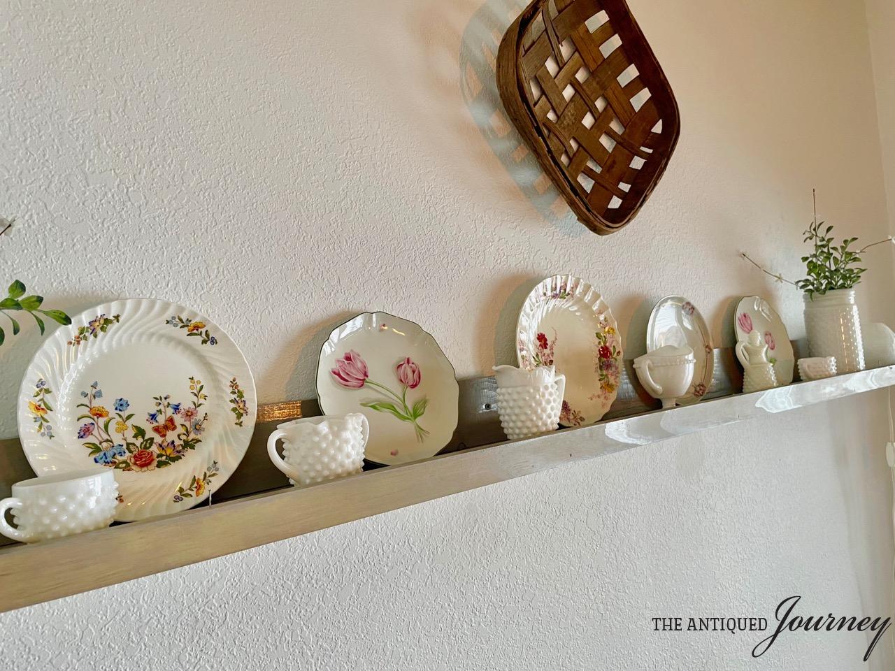 Floral Spring Home Decor Ideas - The Antiqued Journey