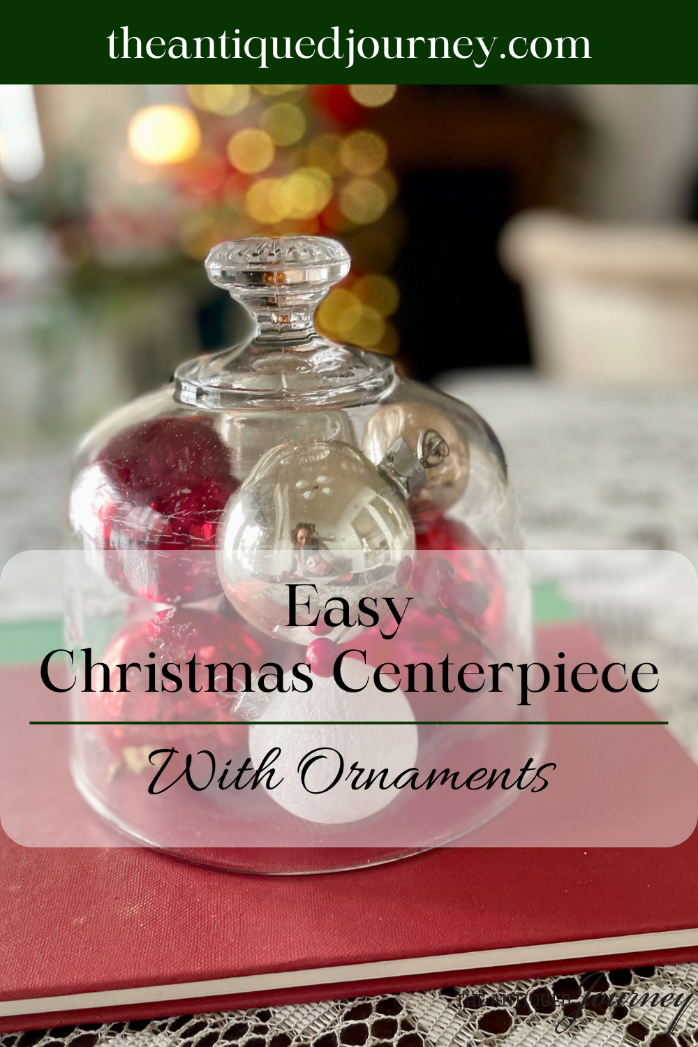 10-Minute Decor: Easy Christmas Centerpiece for the Table With ...