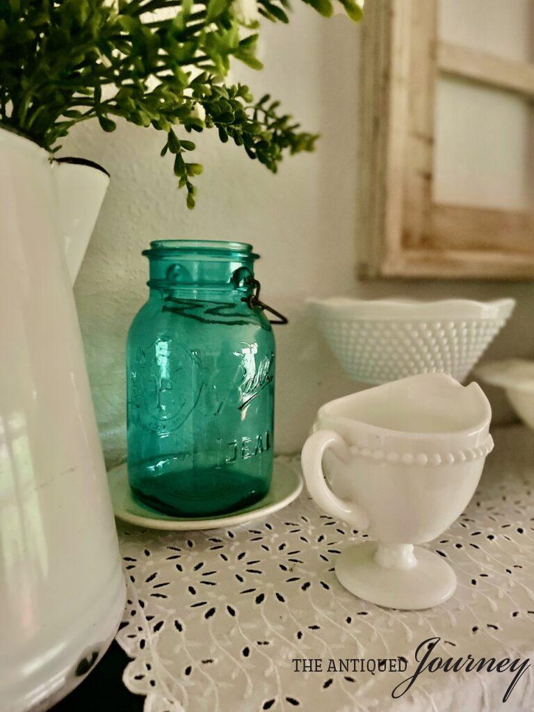 Creative Decor Ideas for Vintage Glass Jars - The Antiqued Journey
